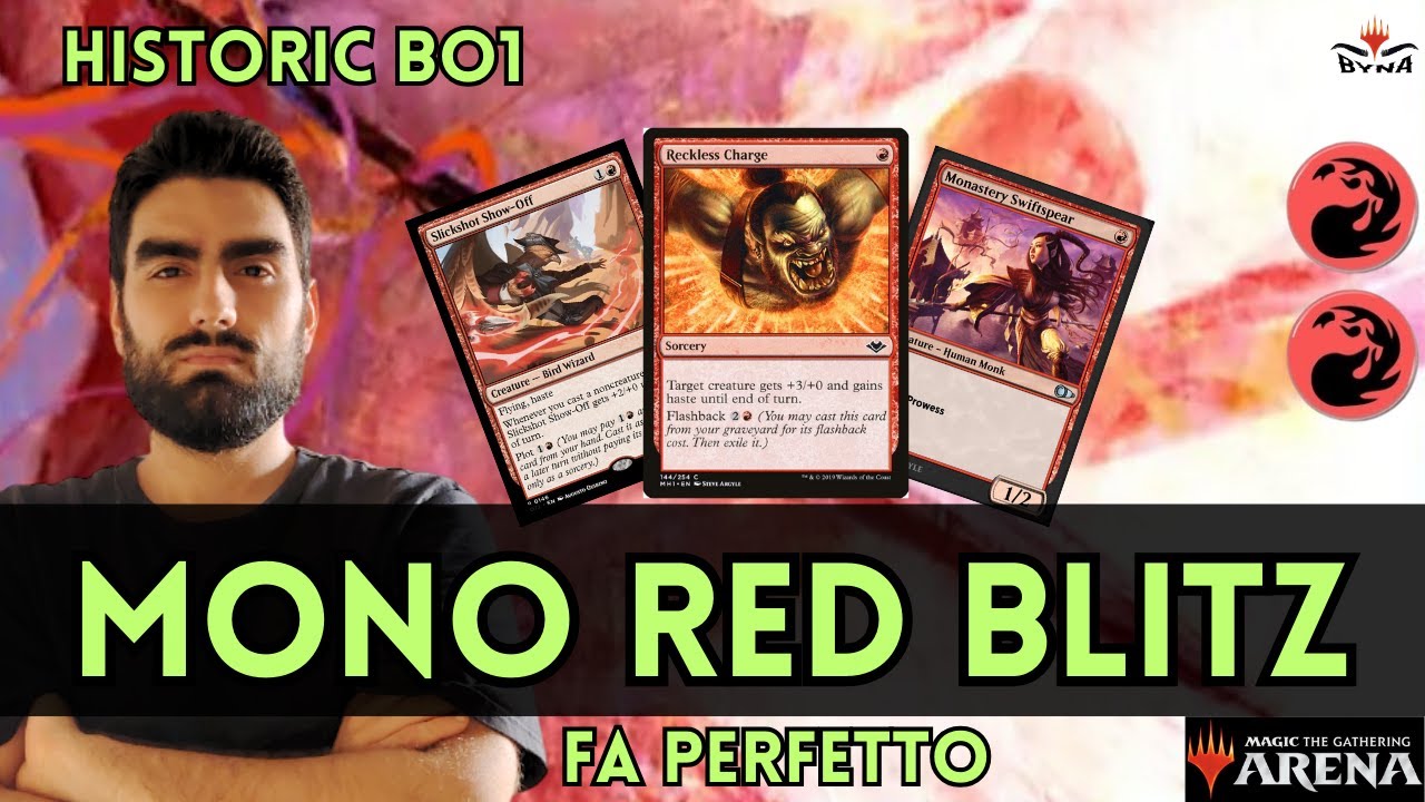 MONO RED BLITZ FA PERFETTO Historic Bo1 #magicthegathering #mtg # ...