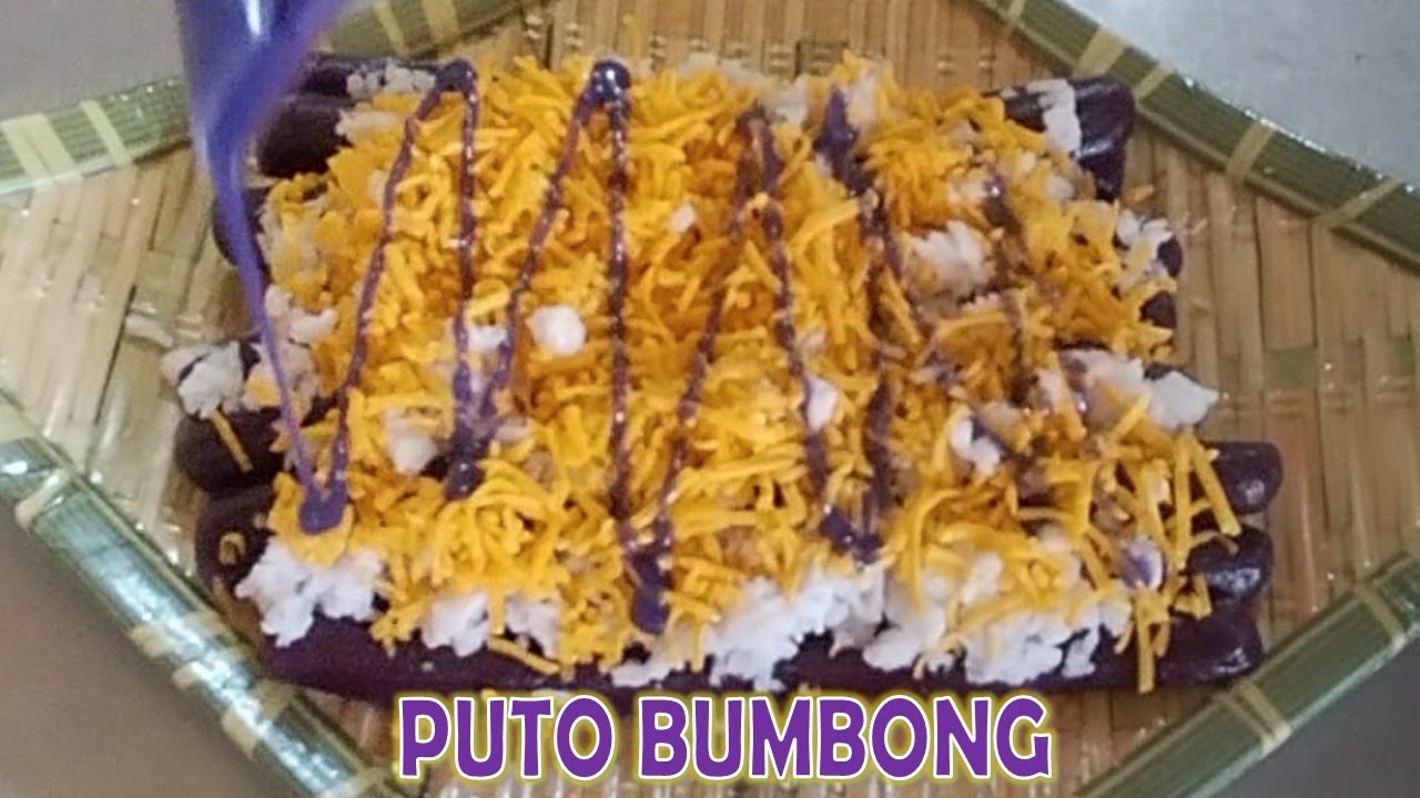 NO BAMBOO STEAMER PUTO BUMBONG WITH UBE CONDENSED MILK - YouTube