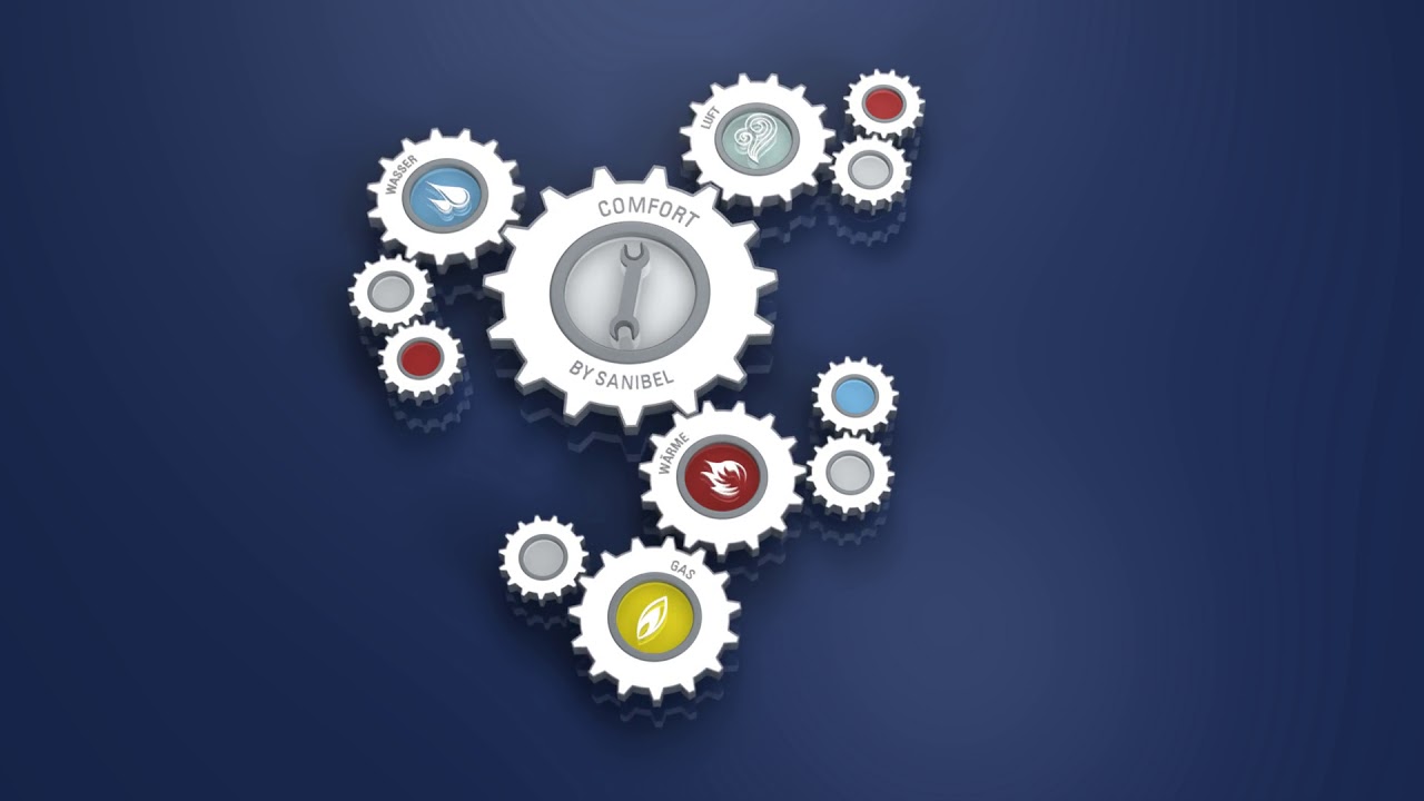 comfort Keyvisual Zahnrad animiert HD - YouTube