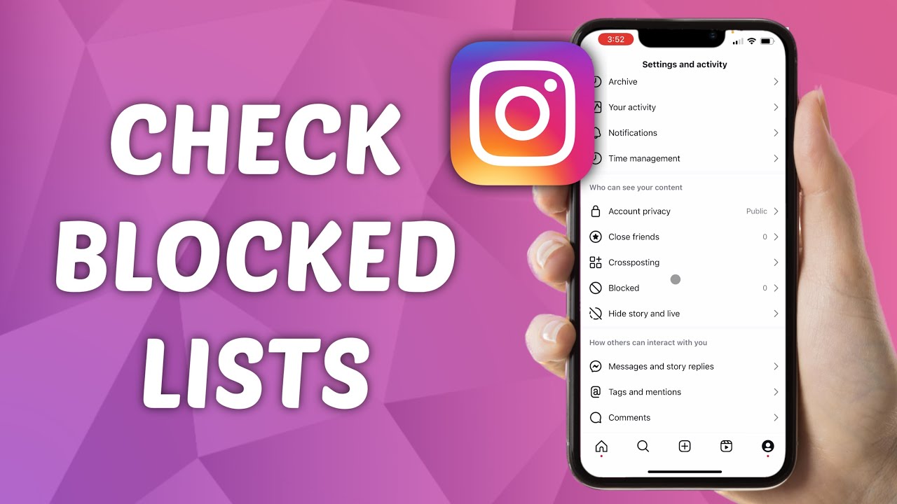How to Check Blocked Lists on Instagram - YouTube