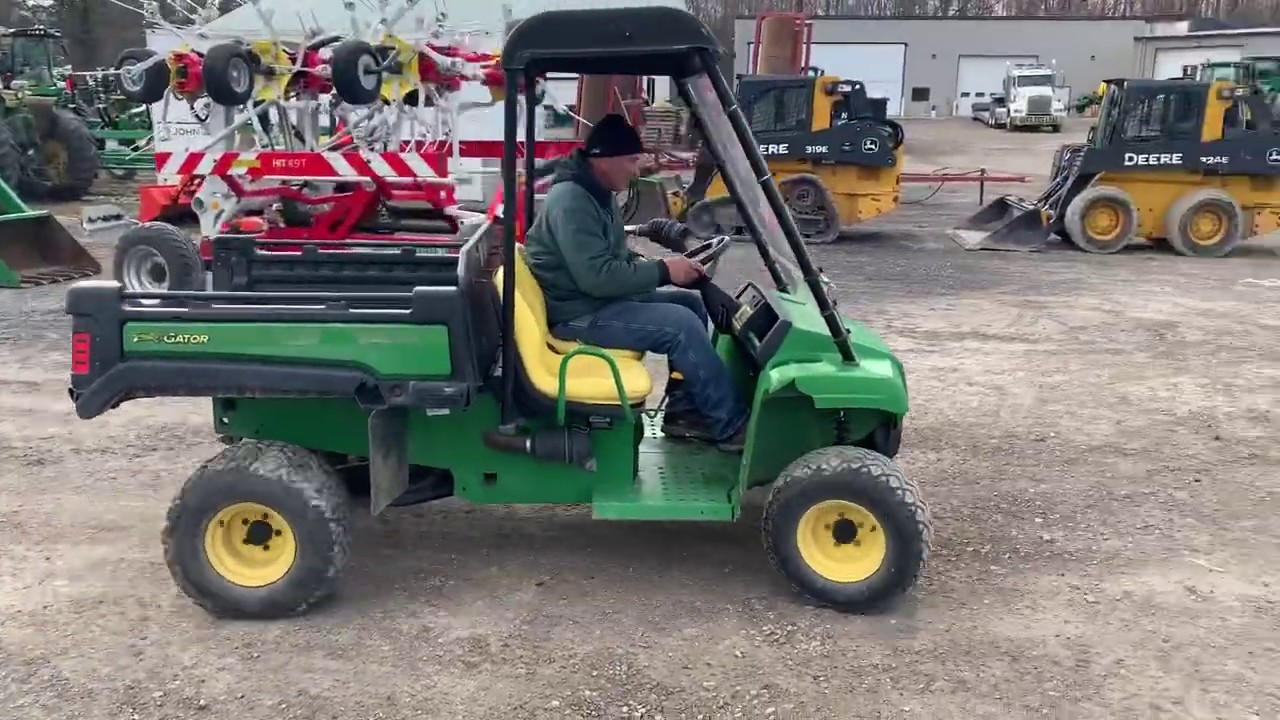 Lot 27 2010 John Deere TX Gator - YouTube