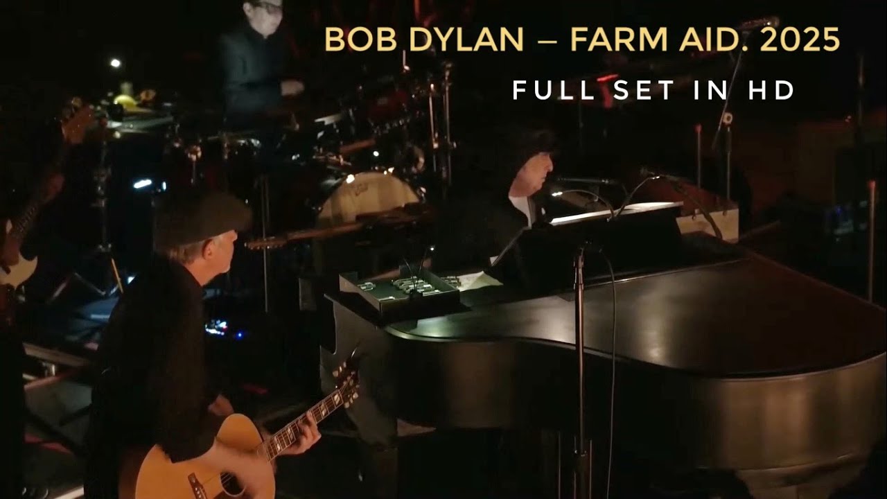 Bob Dylan live at Farm Aid 40. 2025. Full set in HD Video. Minneapolis ...