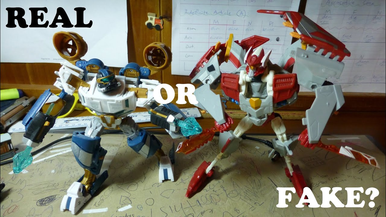 REAL OR FAKE? Transformers Convoy Black Prime and Strafe - YouTube