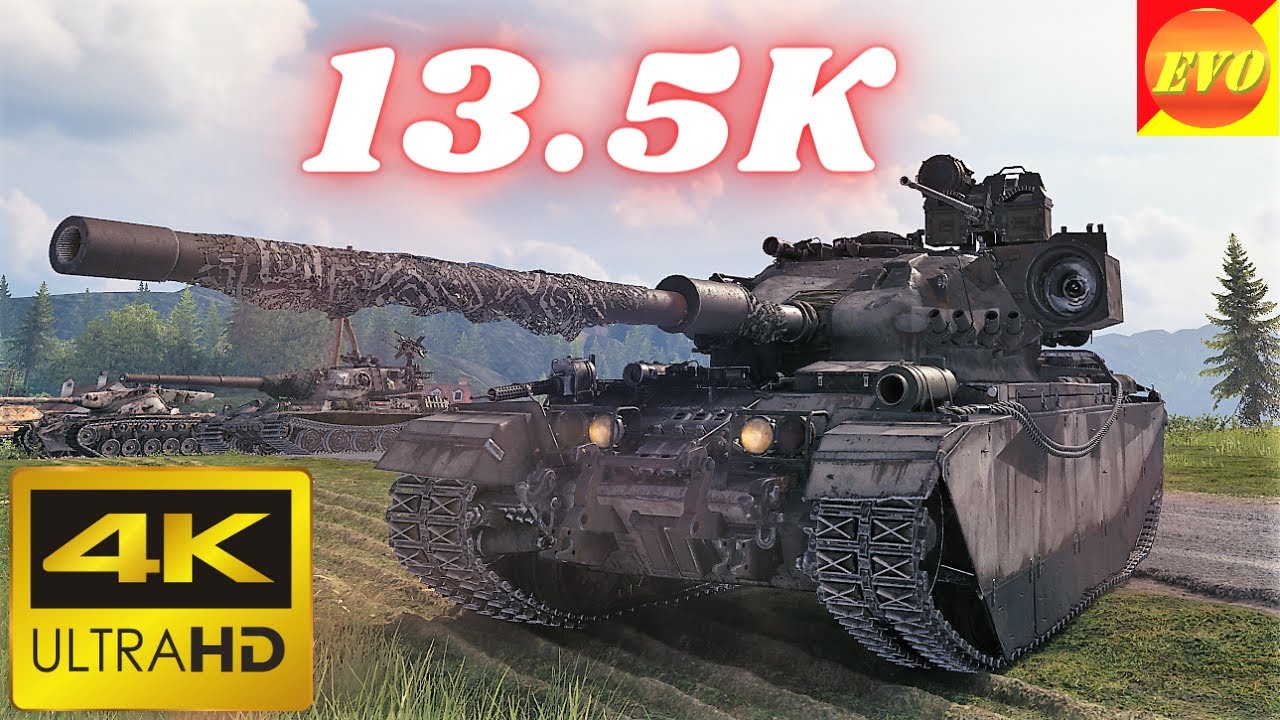 Centurion AX 13.5K Damage World of Tanks Replays - YouTube
