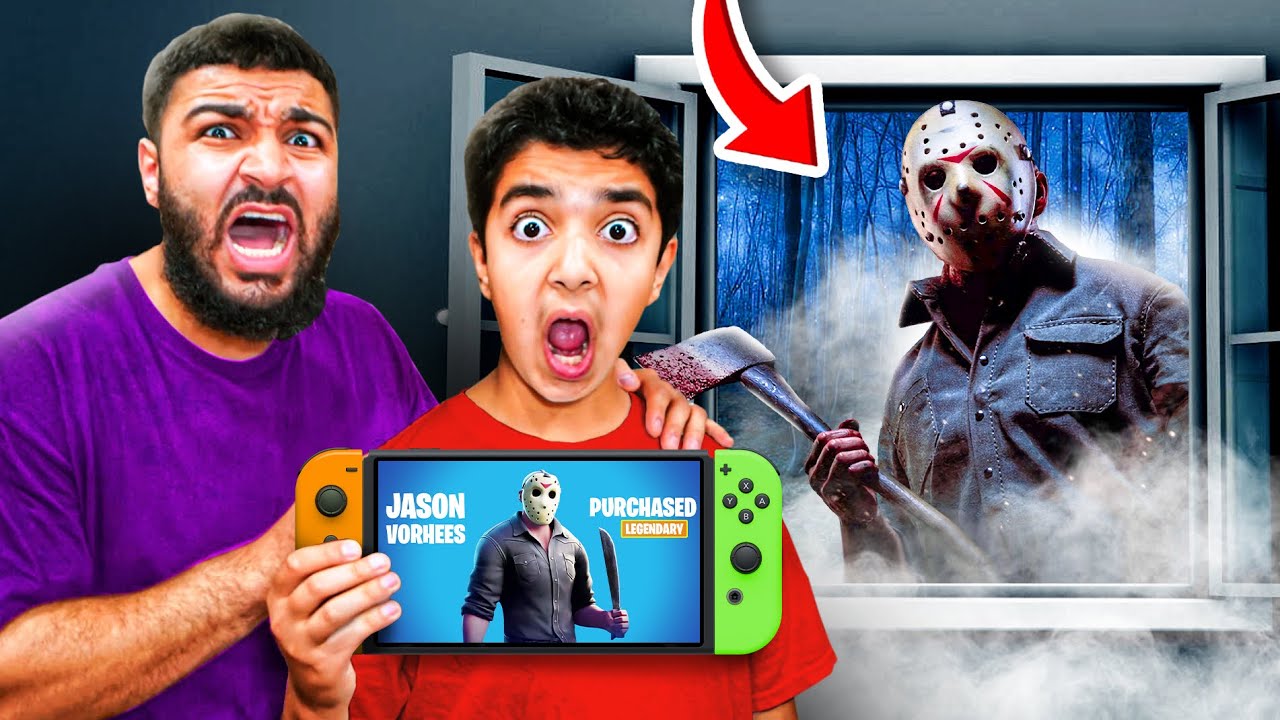 JASON VOORHEES Broke Into Our House While Playing FORTNITE... - YouTube