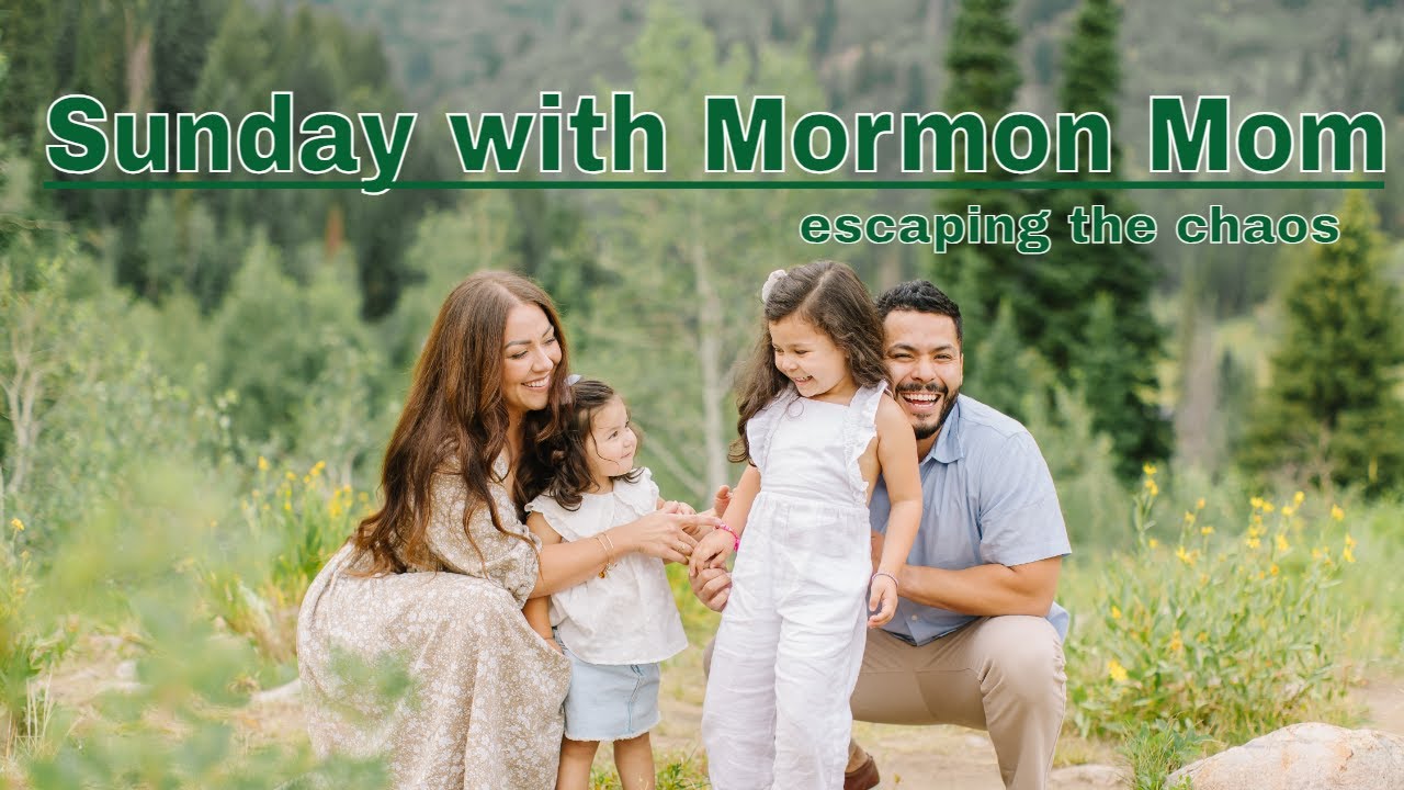 Escaping the Chaos: A Peaceful Sunday with a Mormon Mom - YouTube