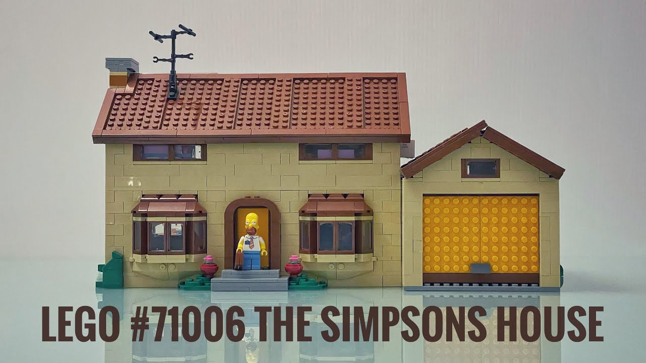 Lego #71006 The Simpsons House (Replica) Speed Build & Pictures - YouTube
