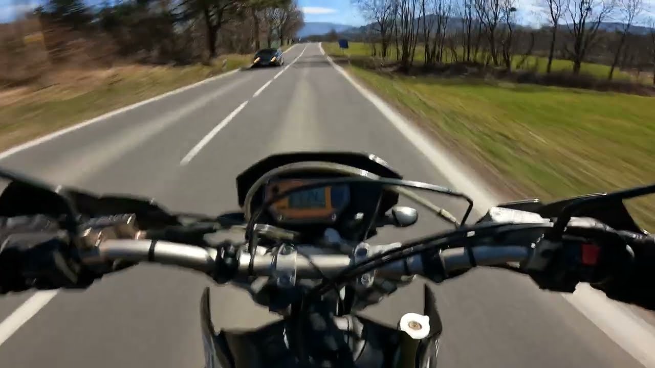 KTM LC4 640 Supermoto | Pure Engine Sound | POV | 4K 24fps - YouTube