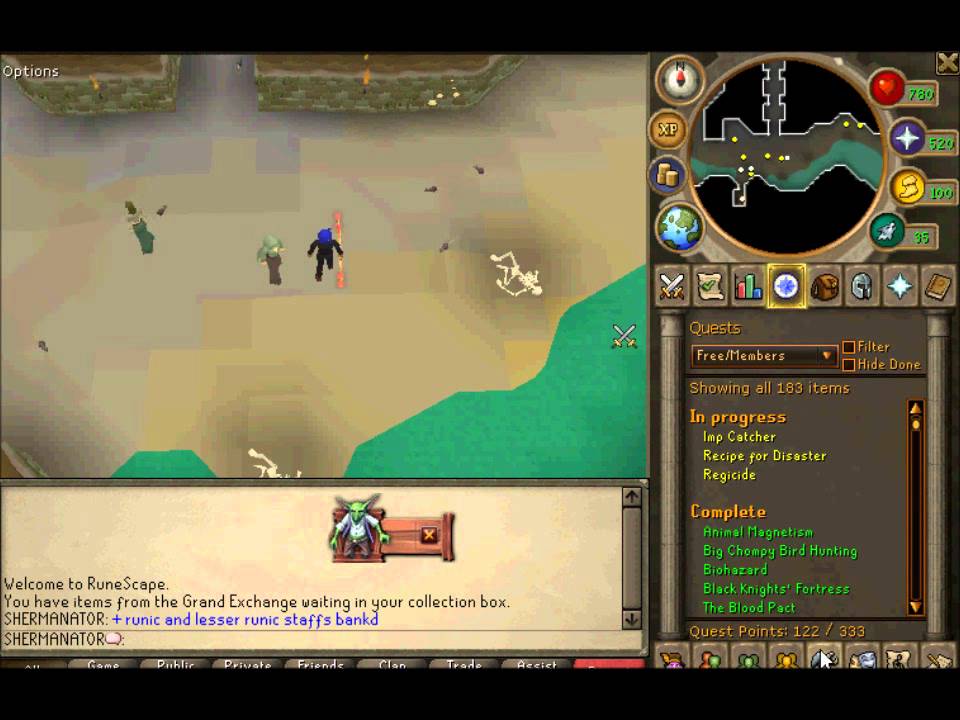 All my RS accounts + Bank on main - YouTube