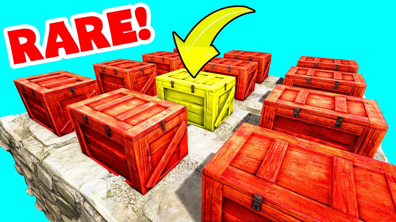If You HIT the BOX, You Get EVERYTHING INSIDE It! (Ark Survival Evolved ...
