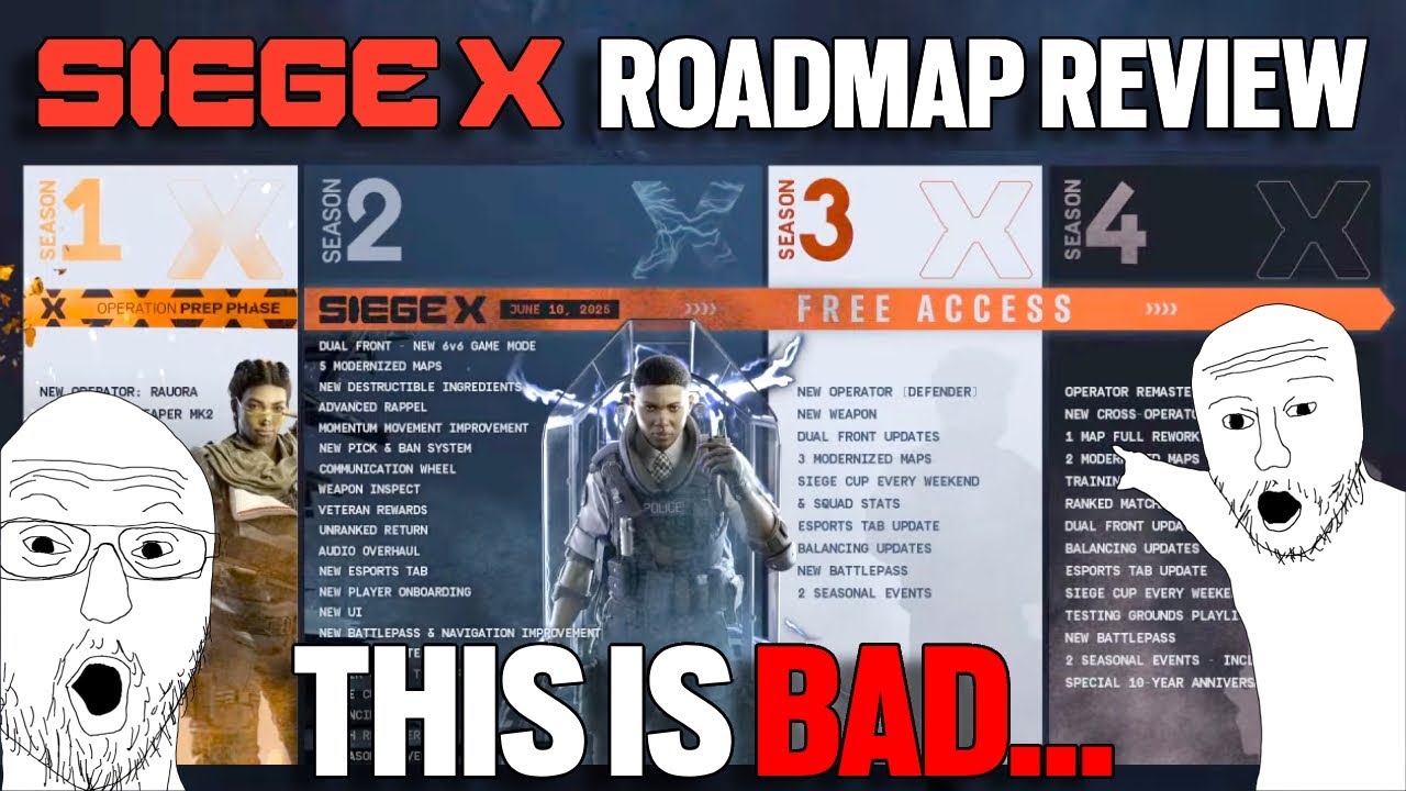Siege X Roadmap Review! - The GOOD, Bad and UGLY... - YouTube