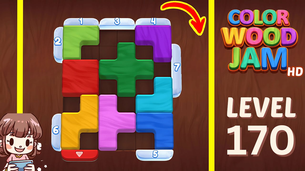 Color Wood Jam Level 170 Solution Walkthrough - YouTube