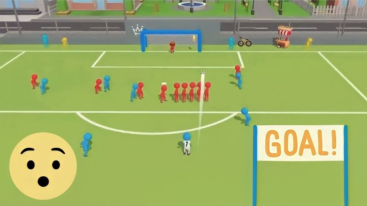 Desenhei linhas para fazer gols!(Super Goal -Stickman Futebol) - YouTube