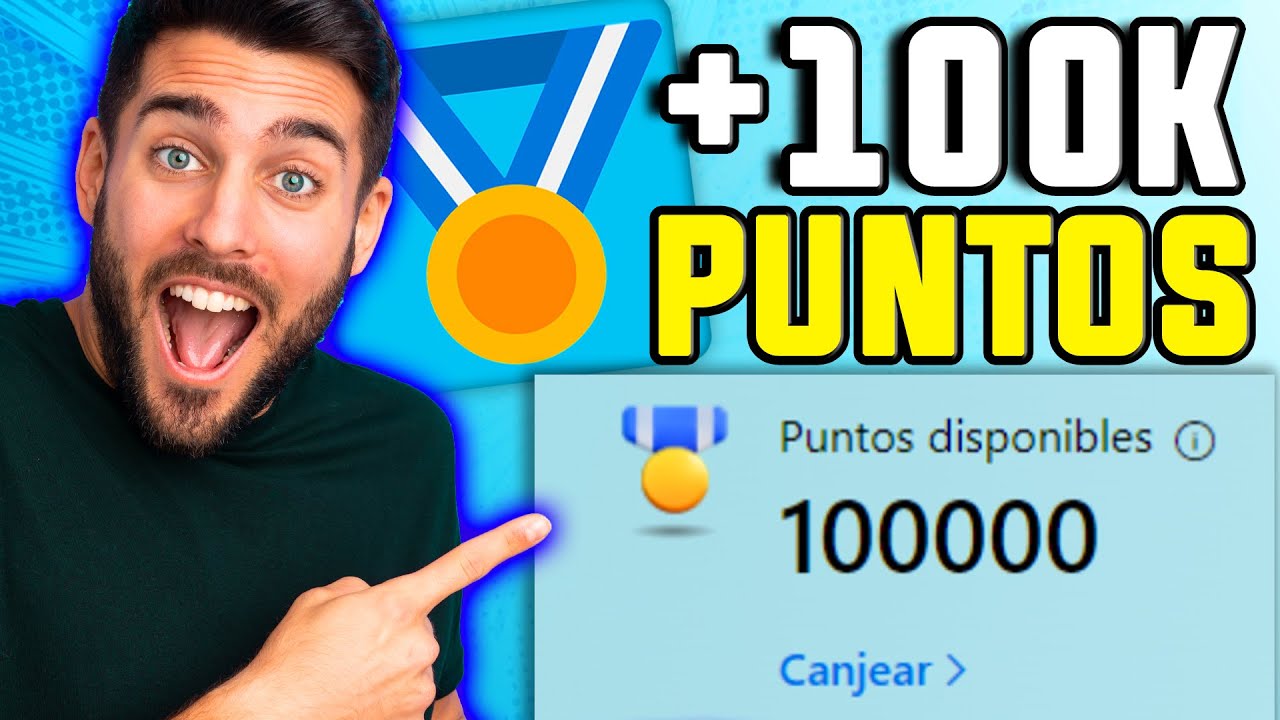 Cómo Obtener 100,000 Puntos GRATIS en Microsoft Rewards - YouTube