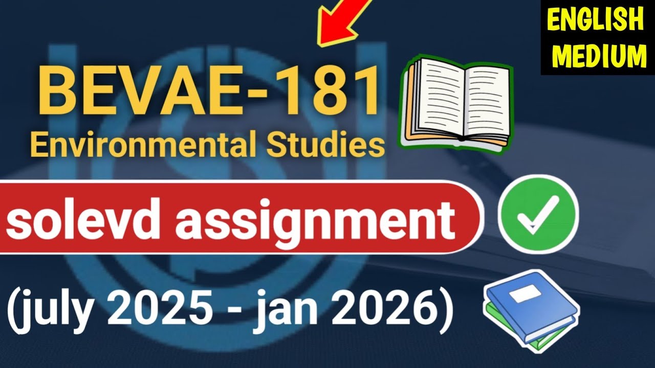 BEVAE 181 Assignment solution | BEVAE 181 Assignment solution 2025-26 ...