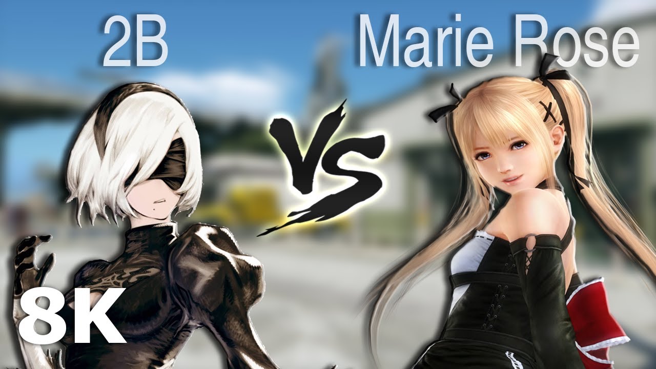 Final Fantasy Mod | 2B VS Marie Rose [ 8K 60 FPS ] - YouTube