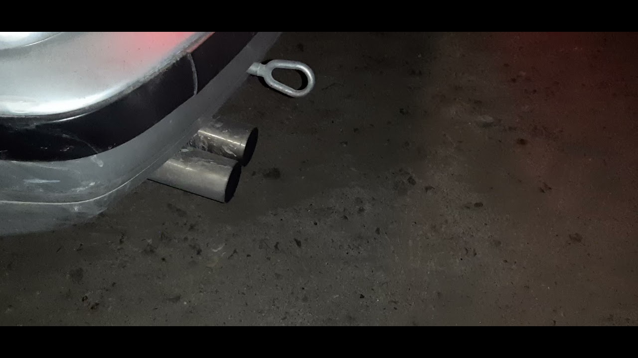 BMW E36 M52B20 +T04E Turbo Det3 backfire tune - YouTube