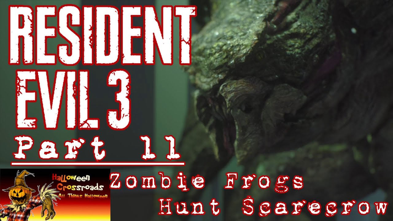 Zombie Frogs Hunt Scarecrow - Resident Evil 3 - Gameplay Part 11 - YouTube