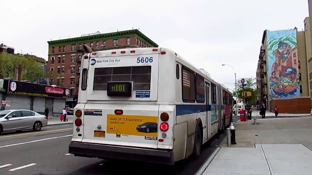MTA New York City Bus: 2003 New Flyer D60HF Articulated #5606 on the ...