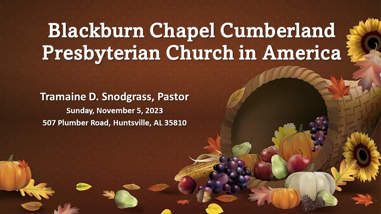 Morning Worship Service Sunday November 5th 2023, with Pastor Snodgrass ...