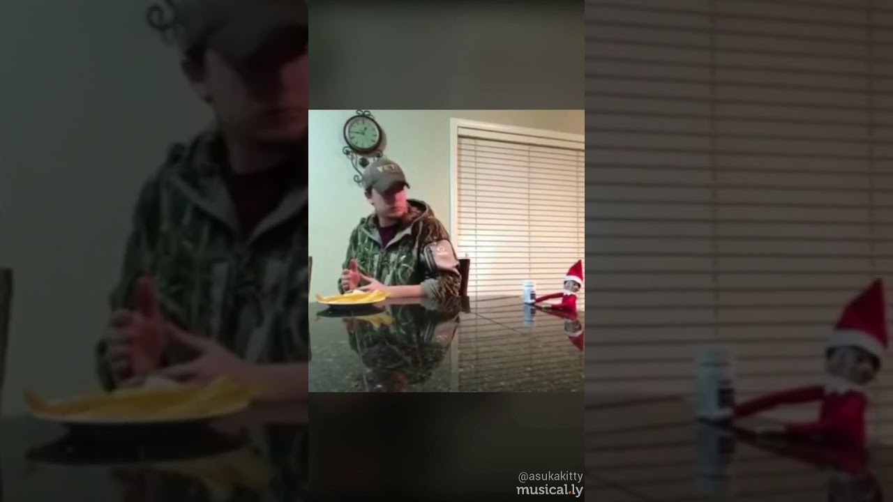 Man gets jumped scared by elf on the shelf - YouTube