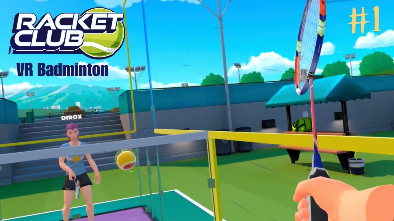 Competitive Singles Spinminton | Let’s Play Racket Club VR Beta on ...