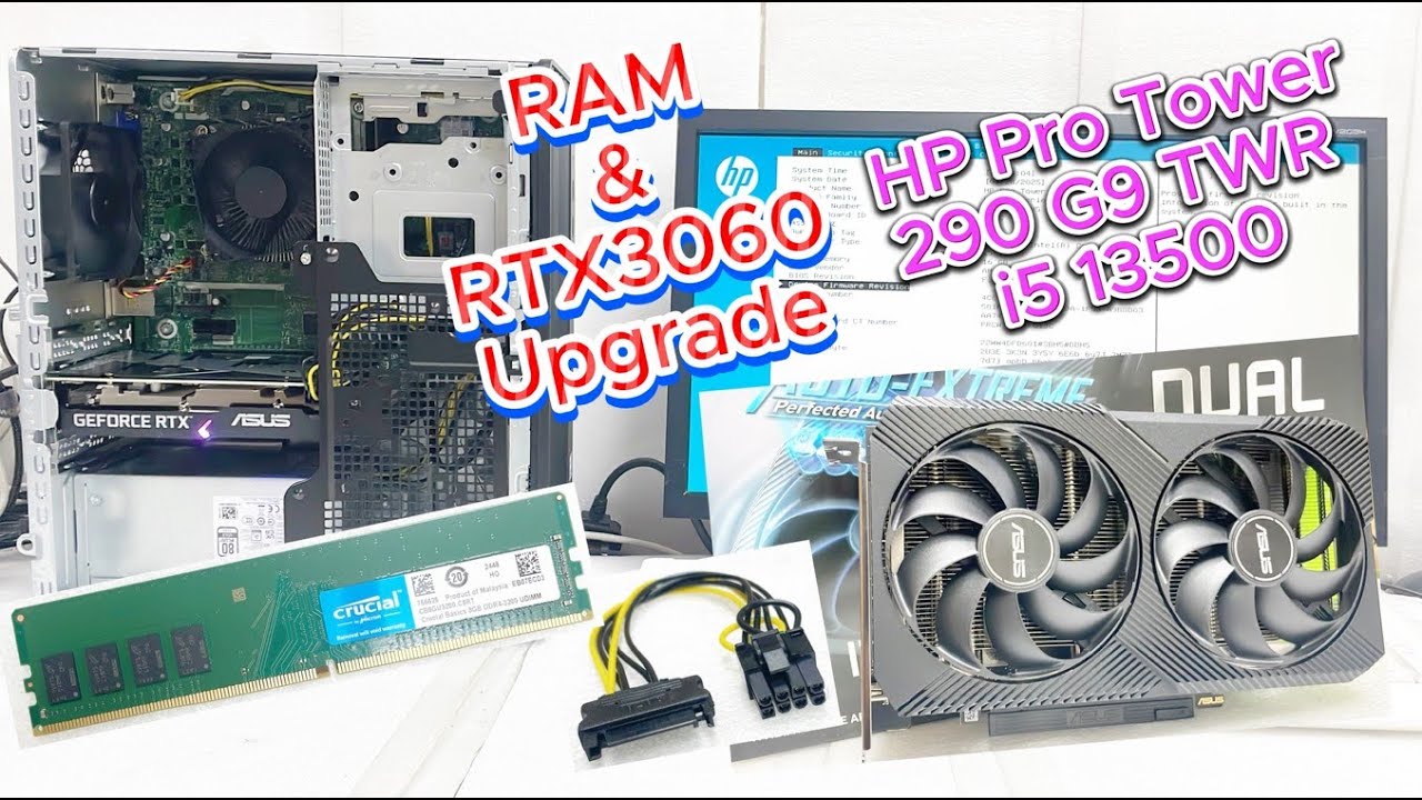 HP Pro Tower 290 G9 i5 13500 GPU RAM Upgrade | PC 290 G9 With RTX3060 ...