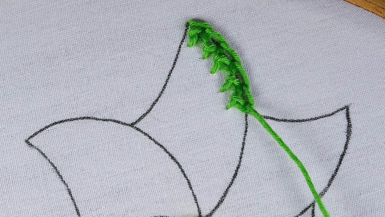 💖Most elegant viral stitch flower design with easy following tutorial🔥 ...