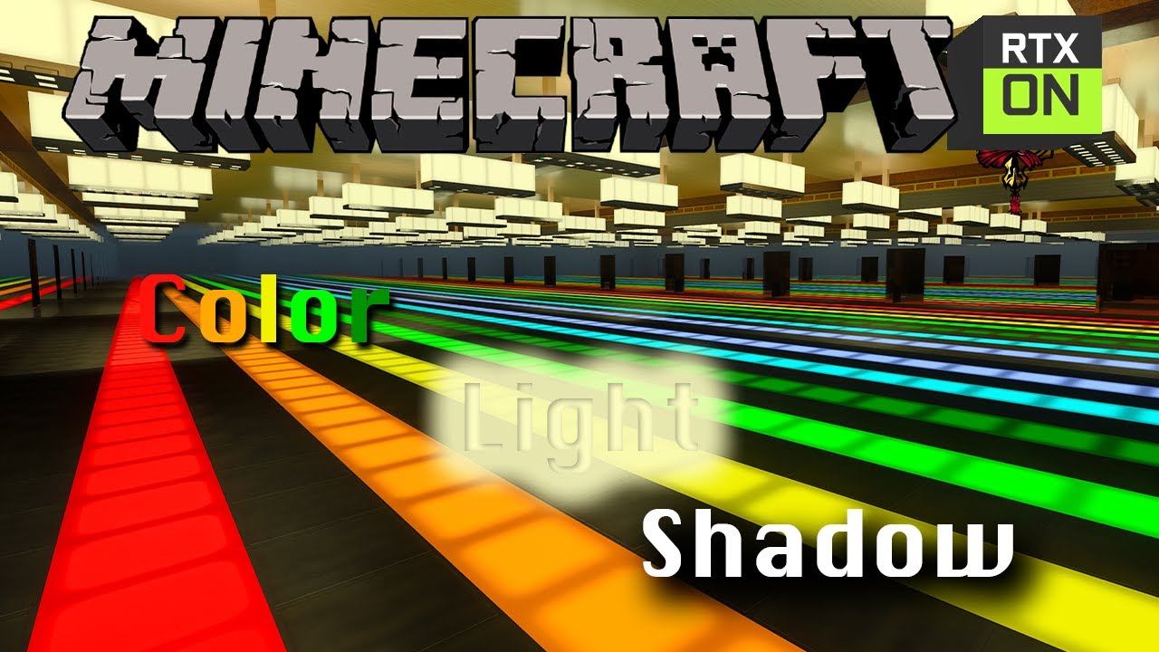 IT'S BEAUTIFUL! | Minecraft - RTX Color, Light and Shadow - YouTube
