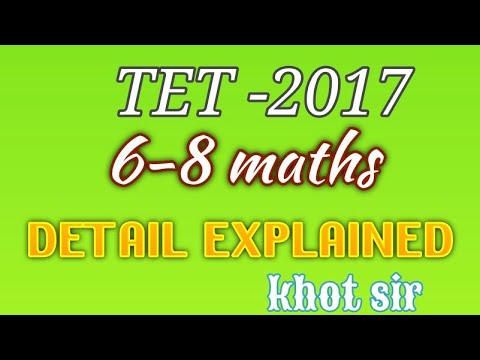 Kat Tet Maths 2017 - YouTube
