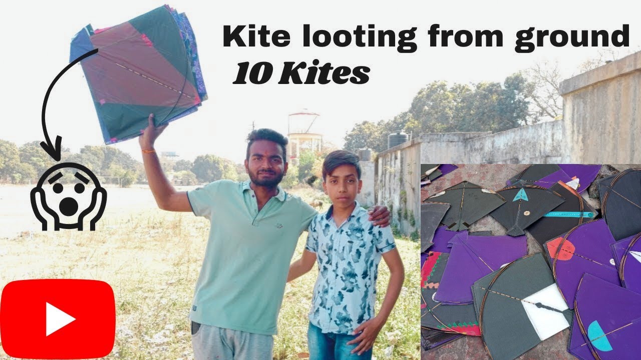 kite looting | kite looting from ground |ankit kite fighting | kite ...