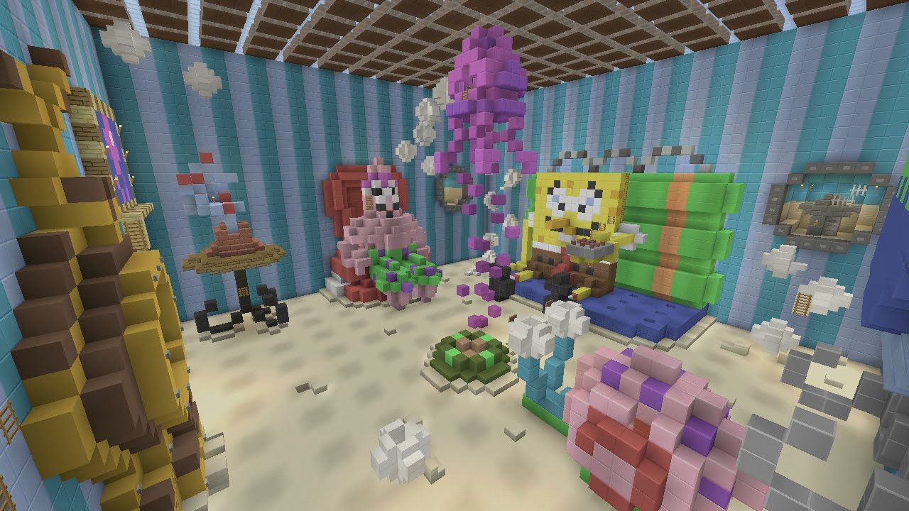 Minecraft Xbox Spongebob Hide And Seek - YouTube