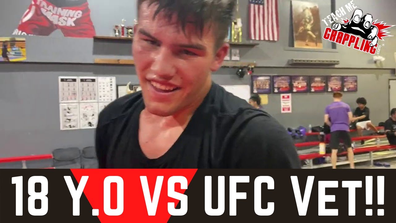 High School WRESTLER vs UFC Lightweight! (Live Training at PG!) - YouTube