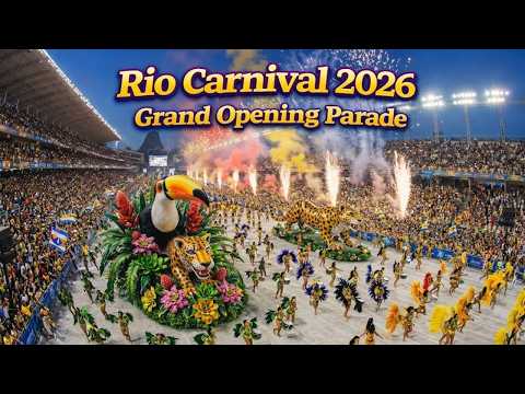 RIO CARNIVAL 2026 LIVE 🇧🇷 Biggest Carnival Parade in the WORLD | INSANE Samba Show at the Sambadrome