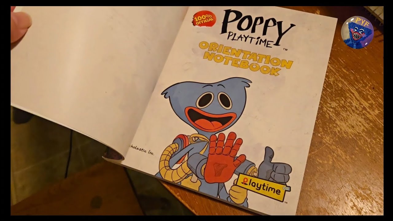 The Poppy Playtime orientation notebook! My review! - YouTube