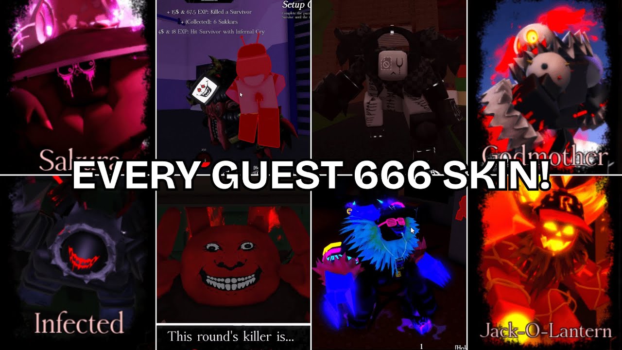 SERVER WIPING WITH EVERY GUEST 666 SKIN! | Roblox Forsaken - YouTube