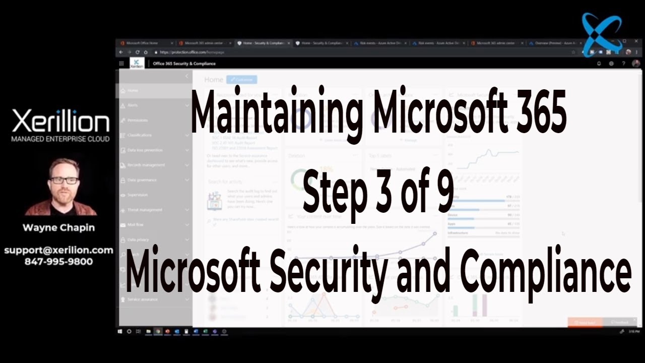 Microsoft Security and Compliance | Step 3 of 9 | Maintaining Microsoft ...