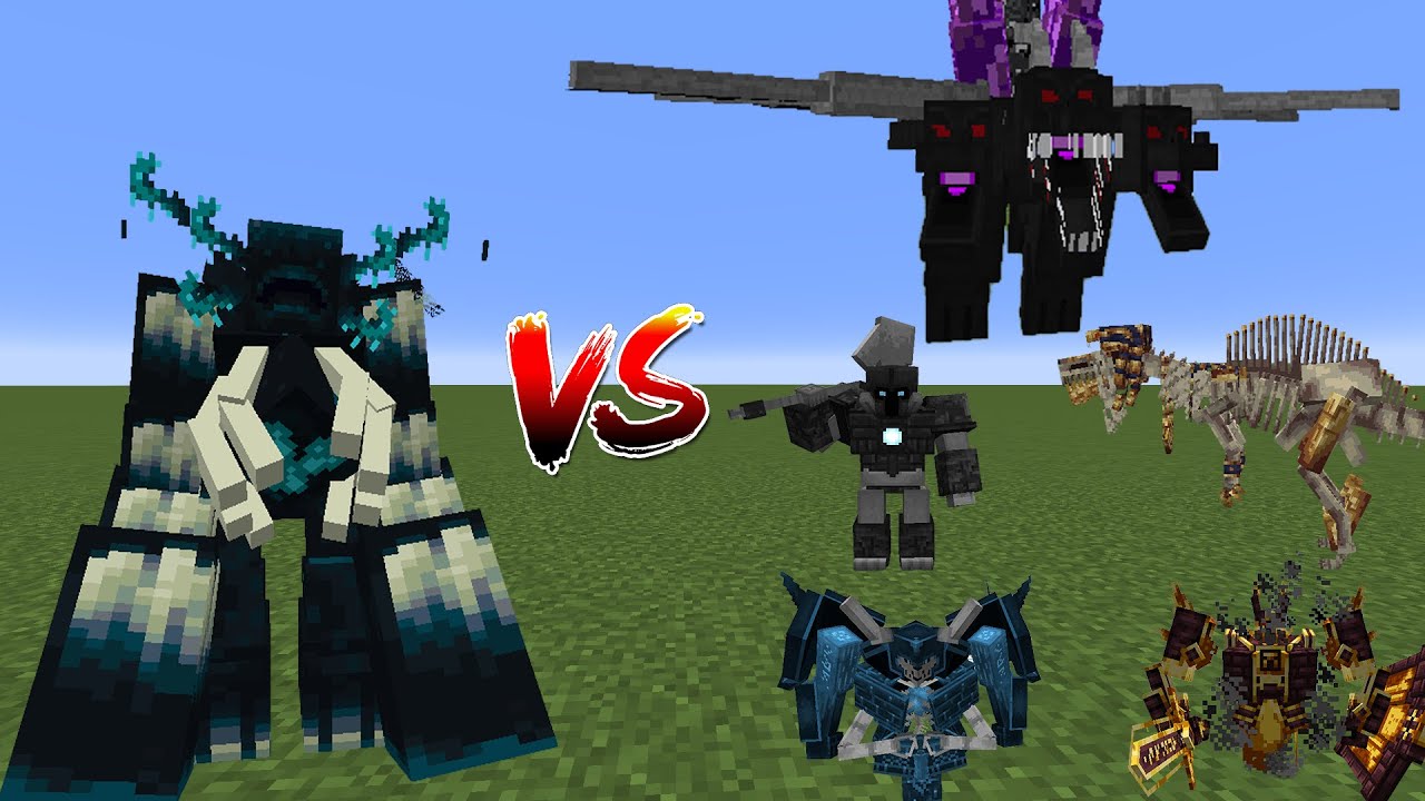 Mutant Warden Vs Ultimate Bosses - Minecraft Mob Battle - YouTube
