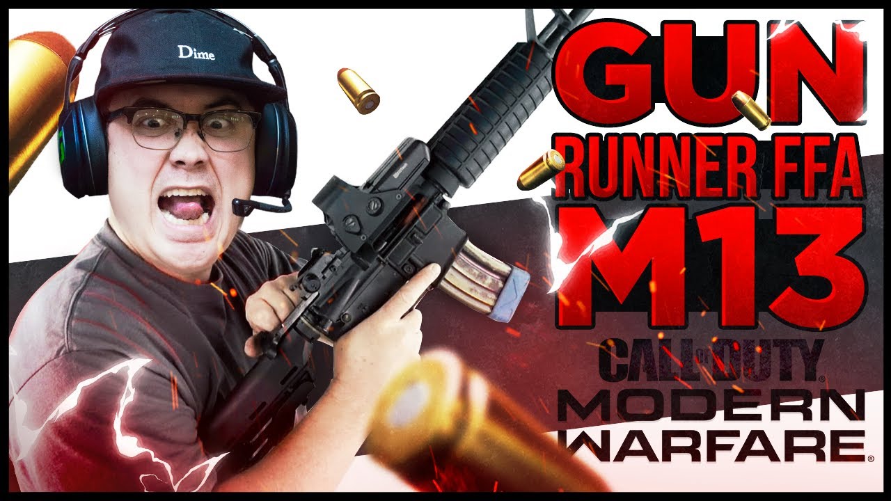 Call of Duty MW Gun Runner FFA M13 Djmothman - YouTube