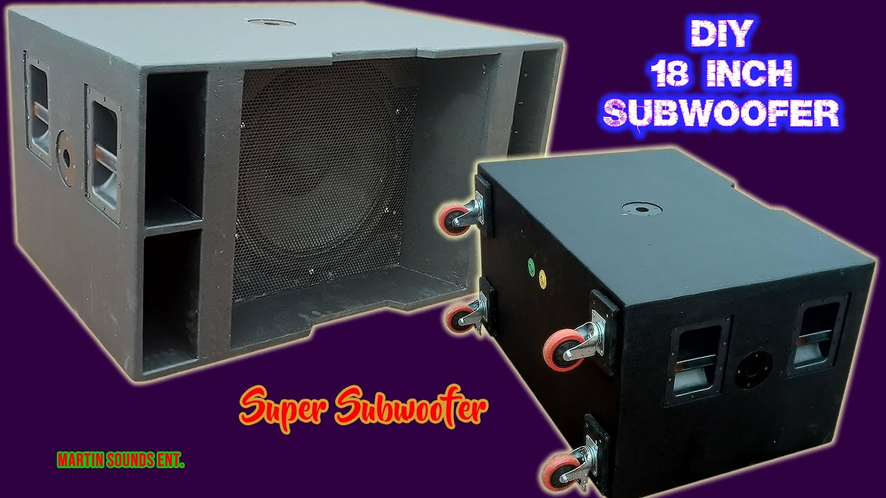 DIY handmade Super 18'' Inch Subwoofer - Super nice speaker cabinet ...