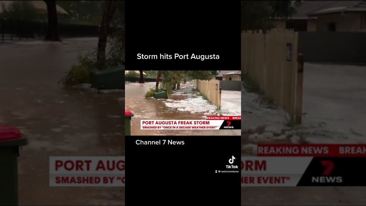 Storm hits Port Augusta, South Australia - YouTube
