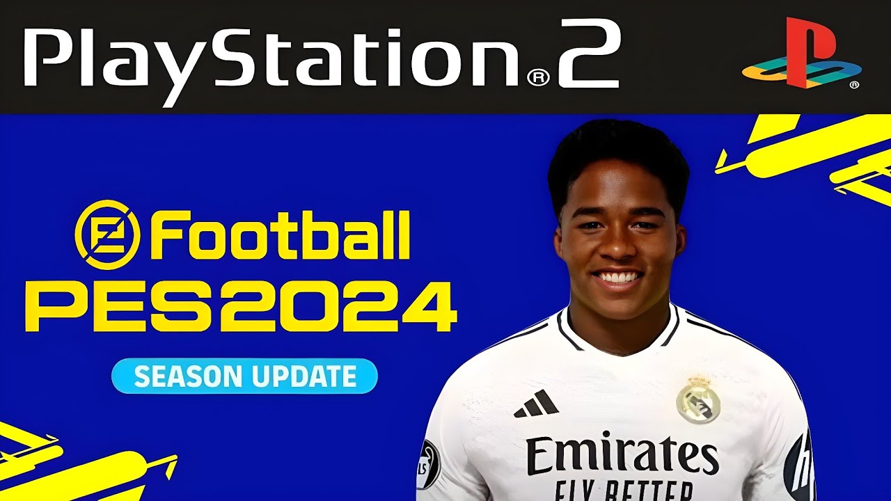 PES 2024 PS2 ISO ATUALIZADO EFOOTBALL DOWNLOAD - YouTube