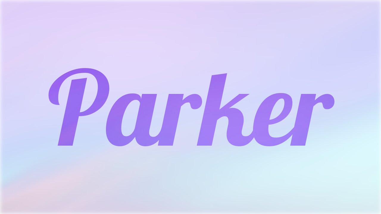 Significado de Parker, nombre Inglés para tu bebe niño o niña (origen y ...