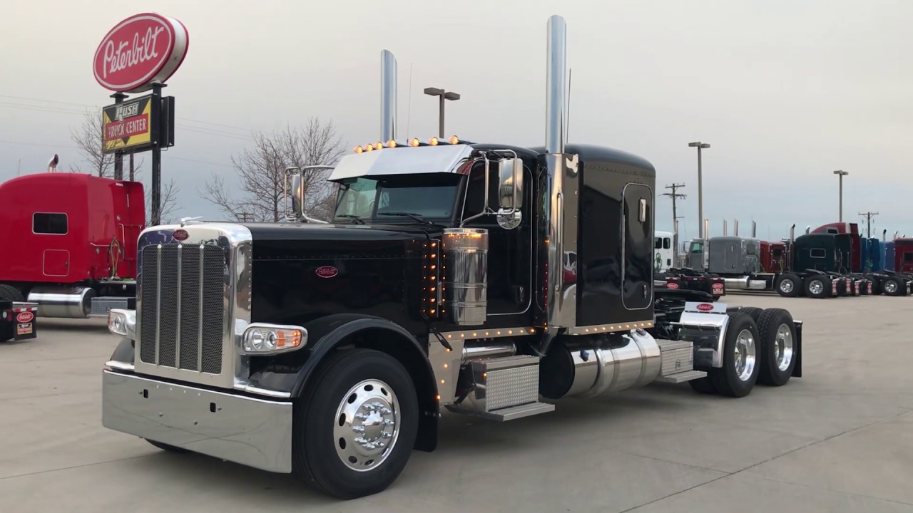 2019 Peterbilt 389 - Classic Black! (Sexy) - YouTube