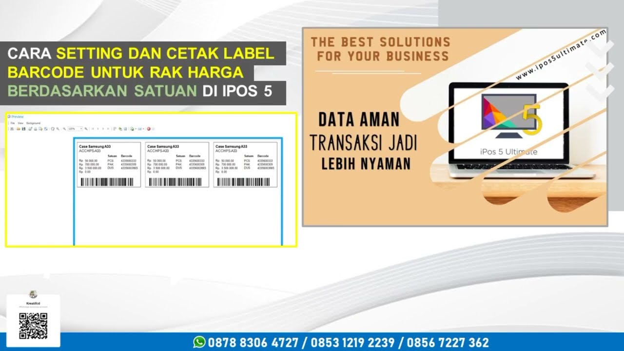 Cara Setting dan Cetak Label Barcode untuk Rak Harga berdasarkan Satuan ...