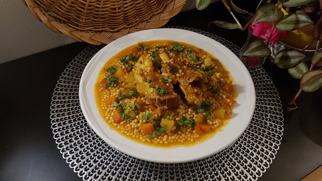 Berkoukess traditionnel très très bon avec des légumes - YouTube