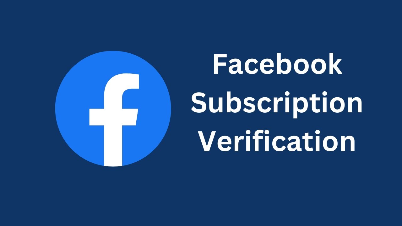 Facebook Subscription Blue Verification | Technical BN - YouTube