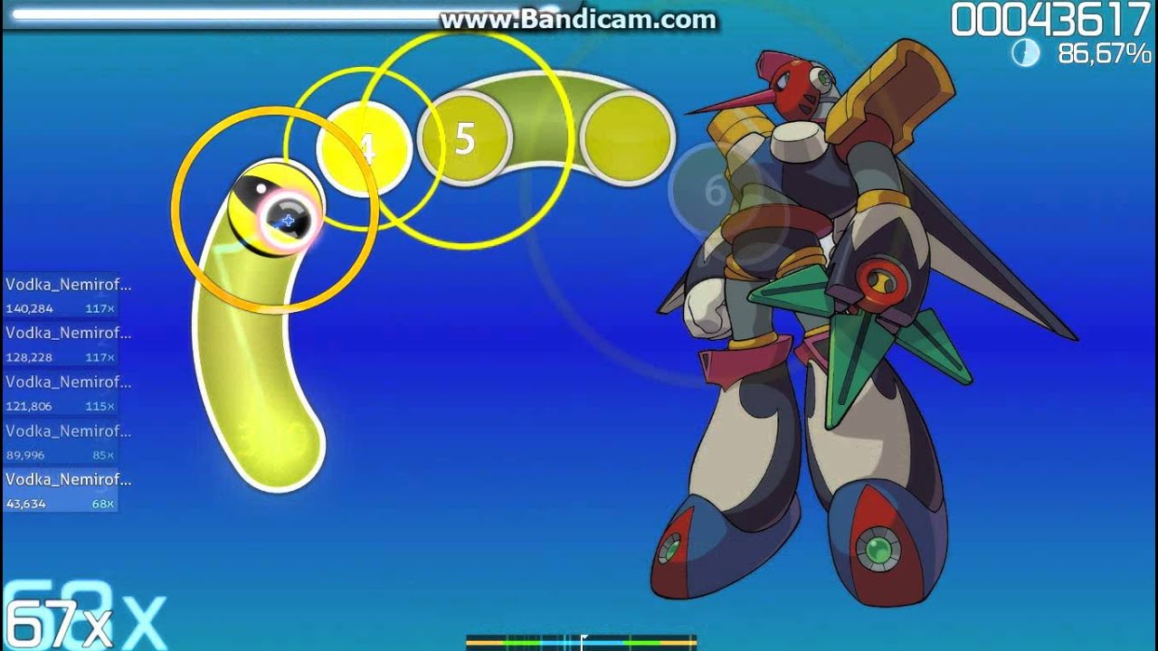 Osu! #1 - Megaman x Forte (Tengu Man stage) - YouTube