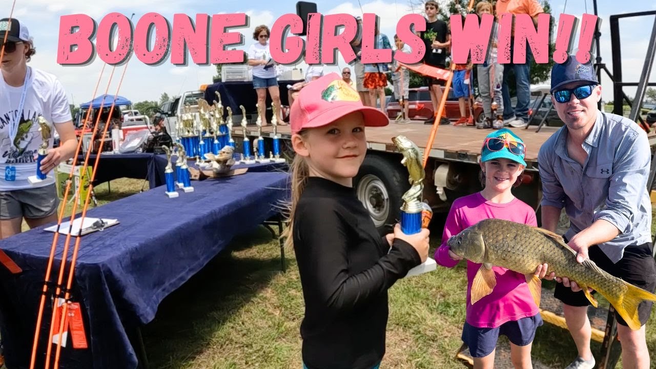 Boone Girls Win Oklahoma Fishing Derby! - YouTube
