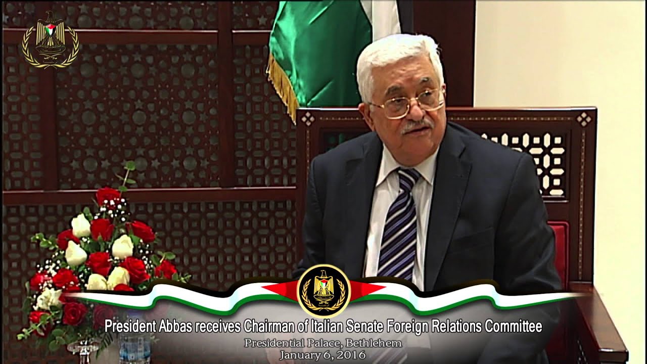 President Abbas receives Chairman of Italian Senate Foreign Relations ...